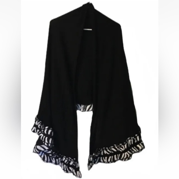 Mary Kay | Jackets & Coats | Mary Kay Black Shawl Jacket Cape With ...